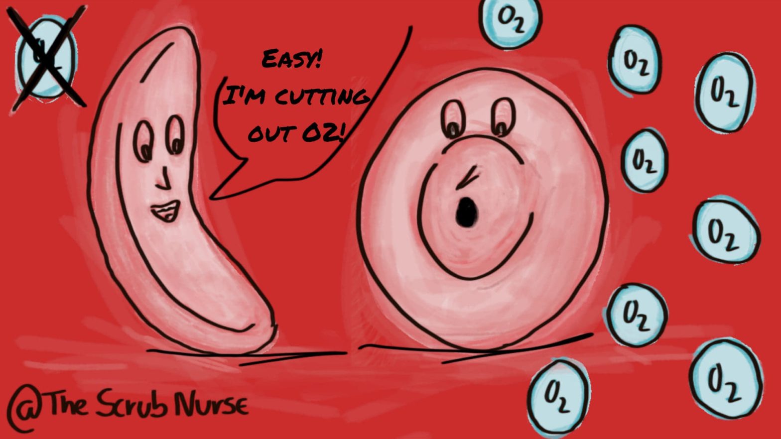 Comics #1 Sickle cell Disease - The Scrub Nurse
